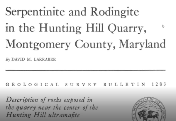 A Very Close Look at Rodingite from the Hunting Hill Quarry, Maryland